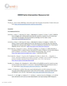 EMDR Early Intervention Resources - EMDR International Association