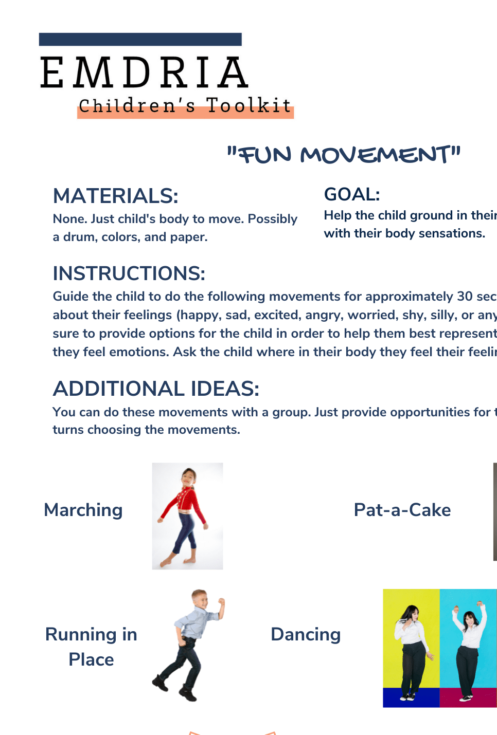 Children's Toolkit: Fun Movement - EMDR International Association
